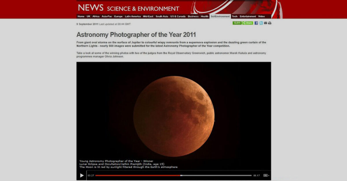 BBC NEWS Science & Environment, Astronomy photographer of the Year 2011 ...